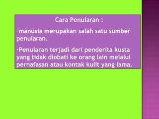 Materi kusta | PPT