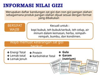 Materi Label Keamanan Pangan pangan aman ppt | PPTX