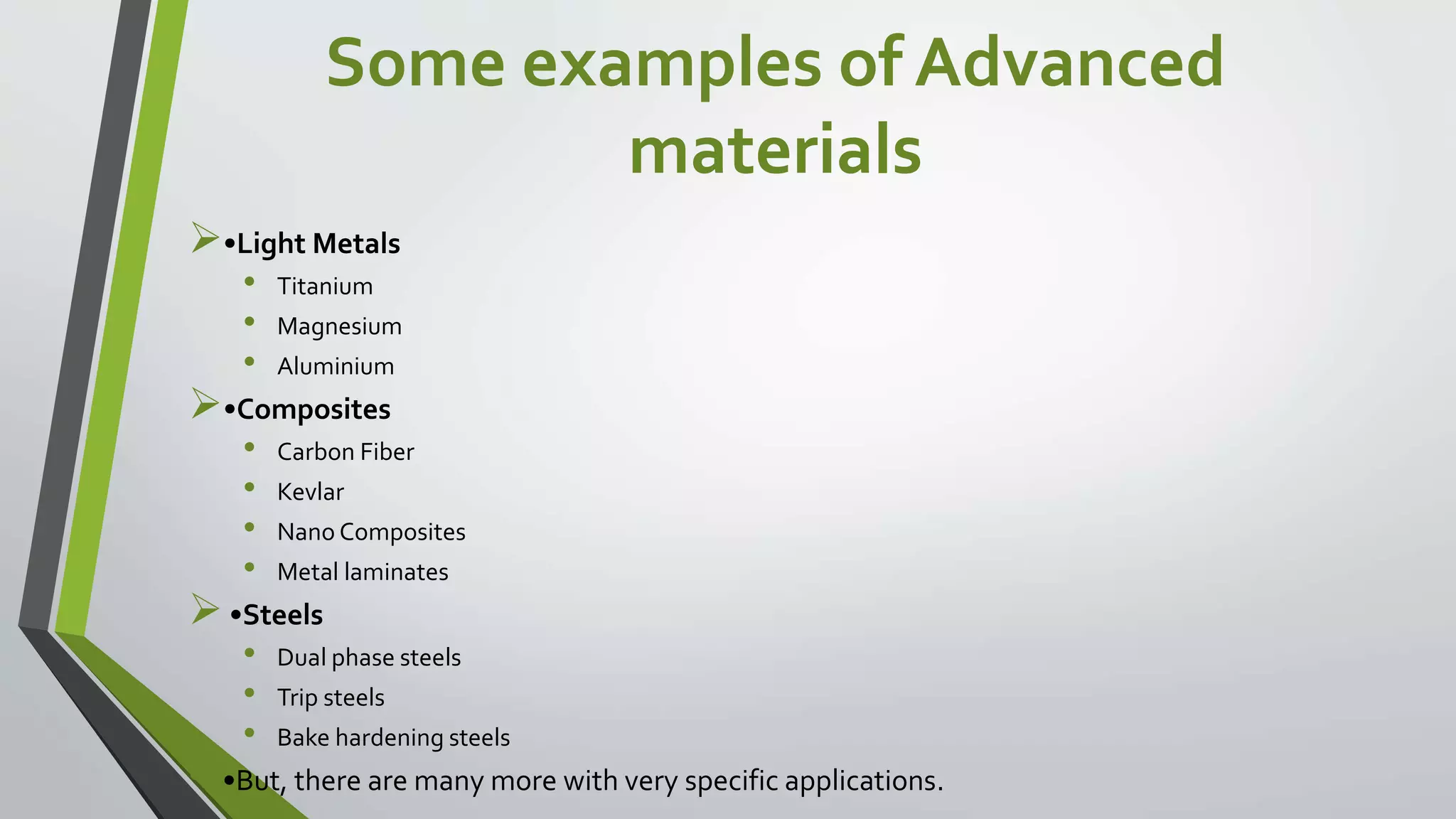 Advanced Materilas | PPTX