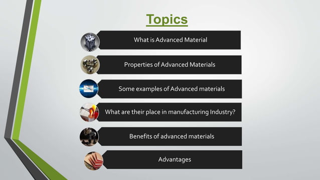 Advanced Materilas | PPTX | Chemistry | Science