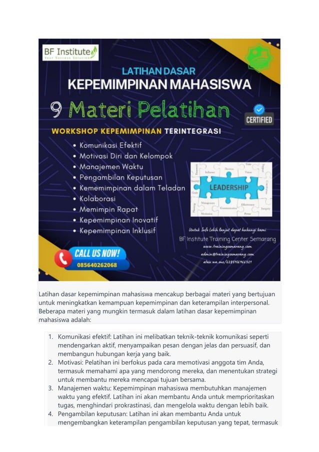 MATERI LATIHAN DASAR KEPEMIMPINAN MAHASISWA.pdf MATERI LATIHAN DASAR KEPEMIMPINAN MAHASISWA.pdf