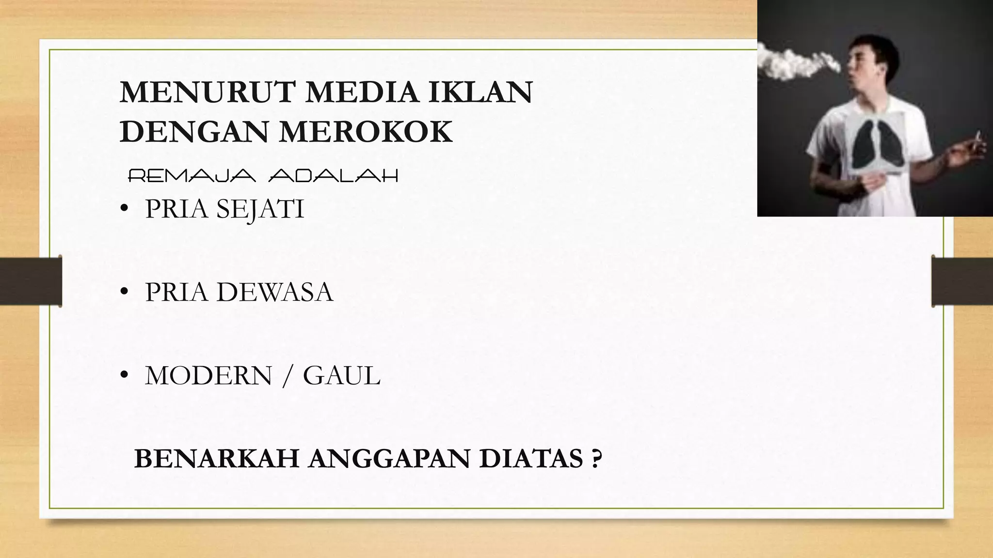 Materi layanan informasi dampak nikotin | PPT