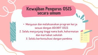 Latihan Dasar Kepemimpinan Siswa, Materi Keorganisasian | PPTX