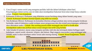 Materi Lembaga Sosial dan Norma IPS kelas 8.pptx
