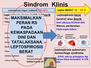 contoh Materi mengenai penyakit Leptospirosis | PPT