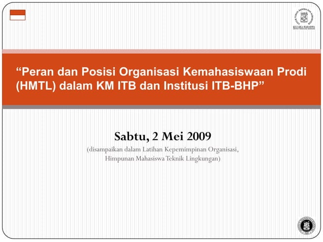 Peran HMTL dan ITB | PDF