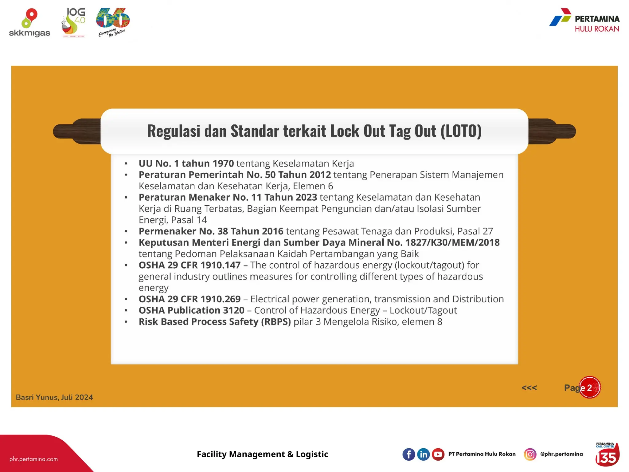 Presentation About Safety Management System Of Loto Pptx