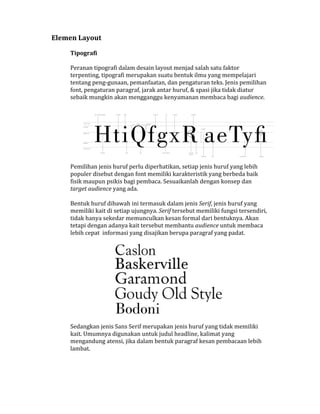 Layout media cetak dan digital (Materi Workshop LPMN) | PDF