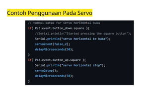 Belajar arduino dan servo microcontroler pemula | PPTX