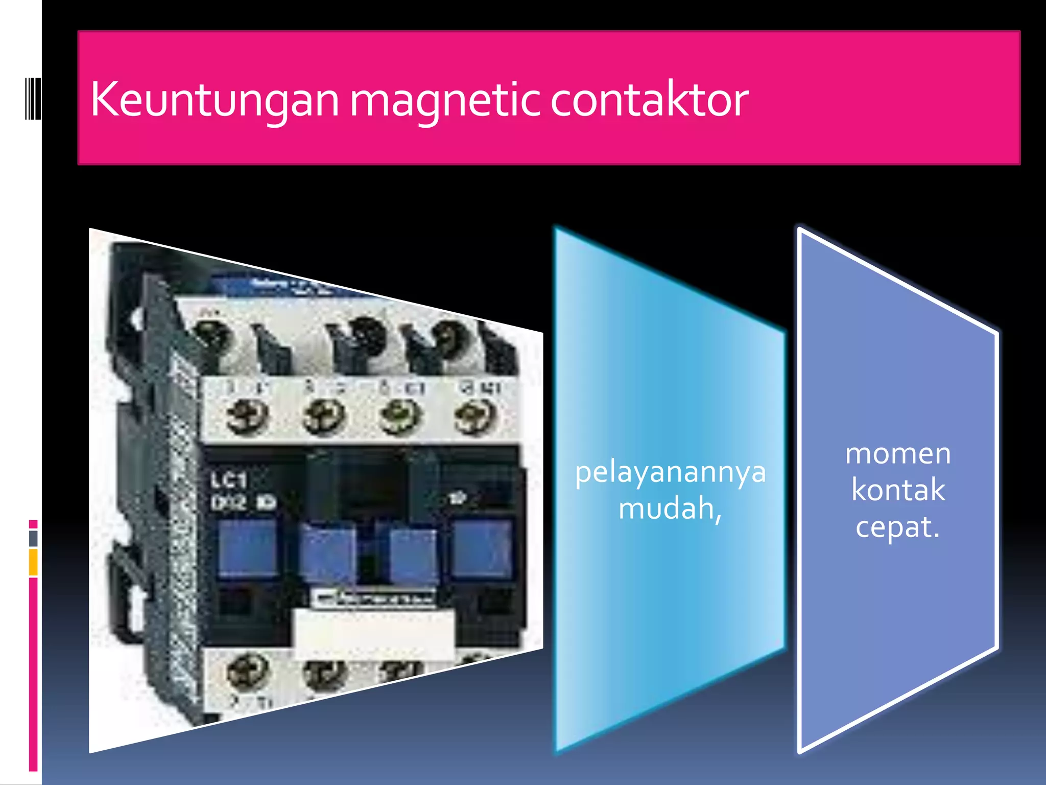 Materi magnetic contaktor oleh jegger | PPTX