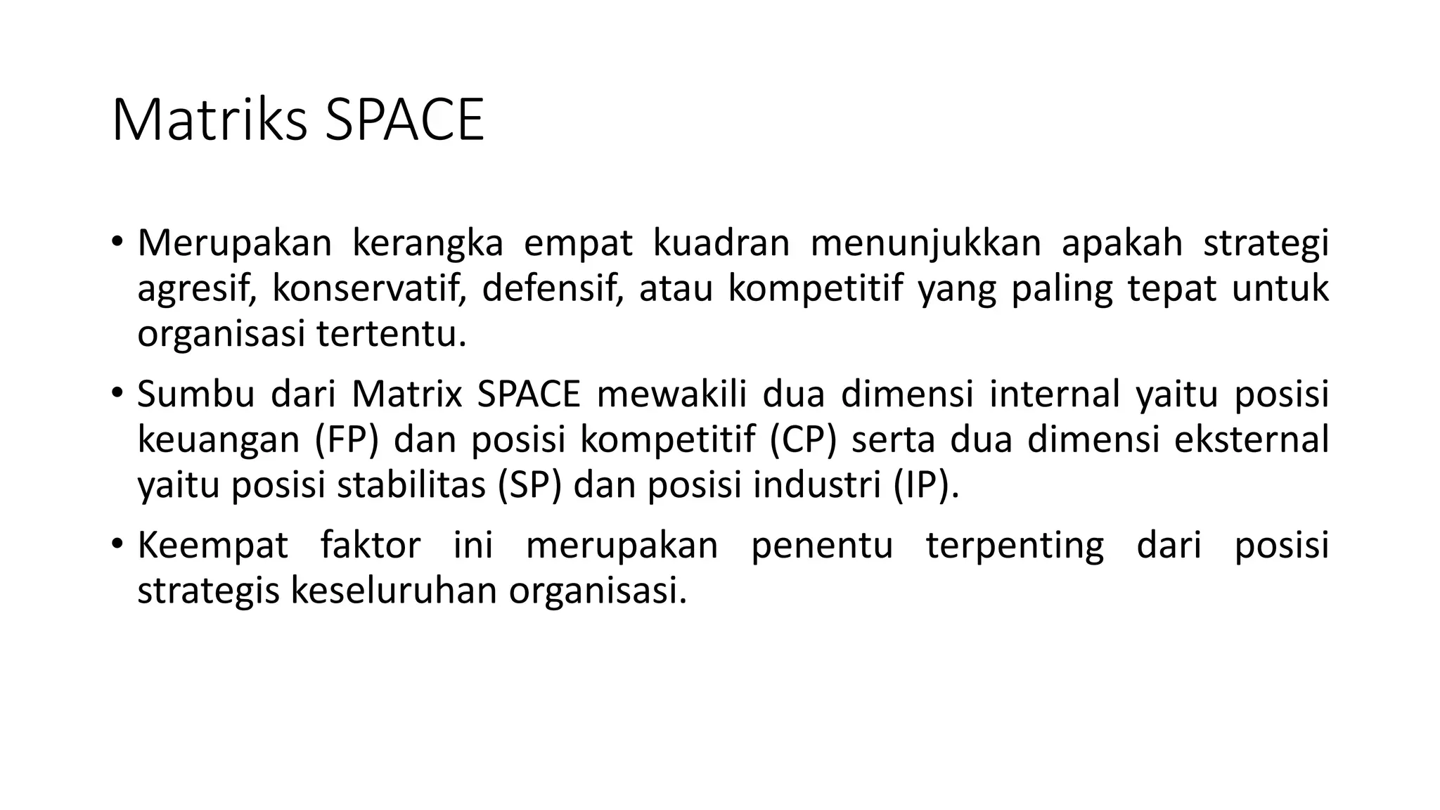 Materi Manajemen Strategik lengkap dan terpadu | PPT