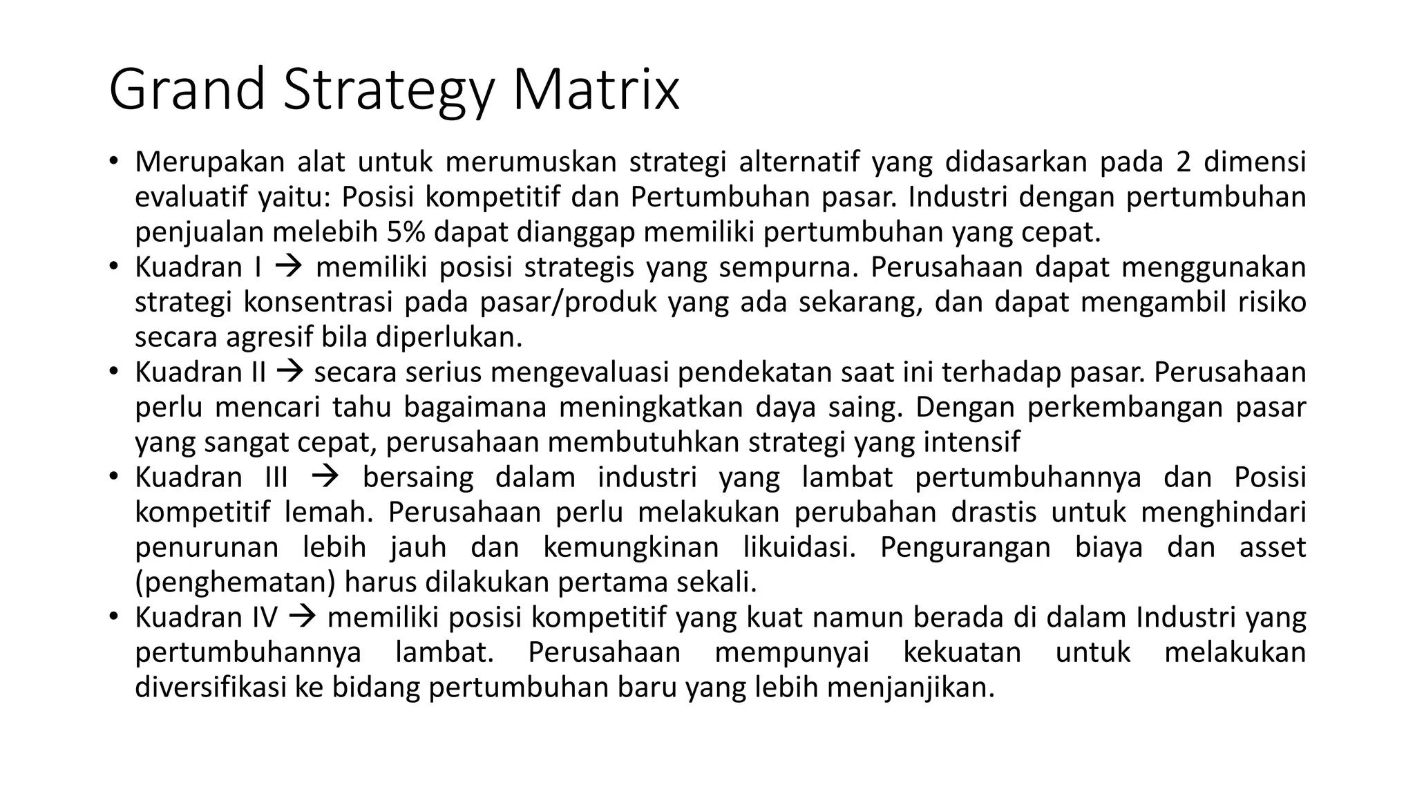 Materi Manajemen Strategik lengkap dan terpadu | PPT