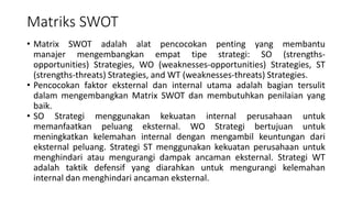 Materi Manajemen Strategik lengkap dan terpadu | PPT