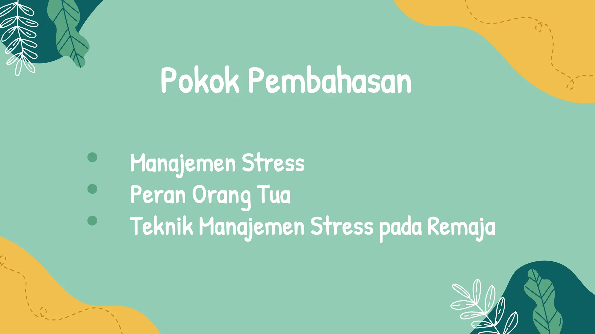 MATERI KONSEP DAN MANAJEMEN STRESS PADA REMAJA | PDF