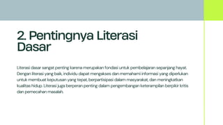 literasi dasar untuk mata kuliah litersai | PPT