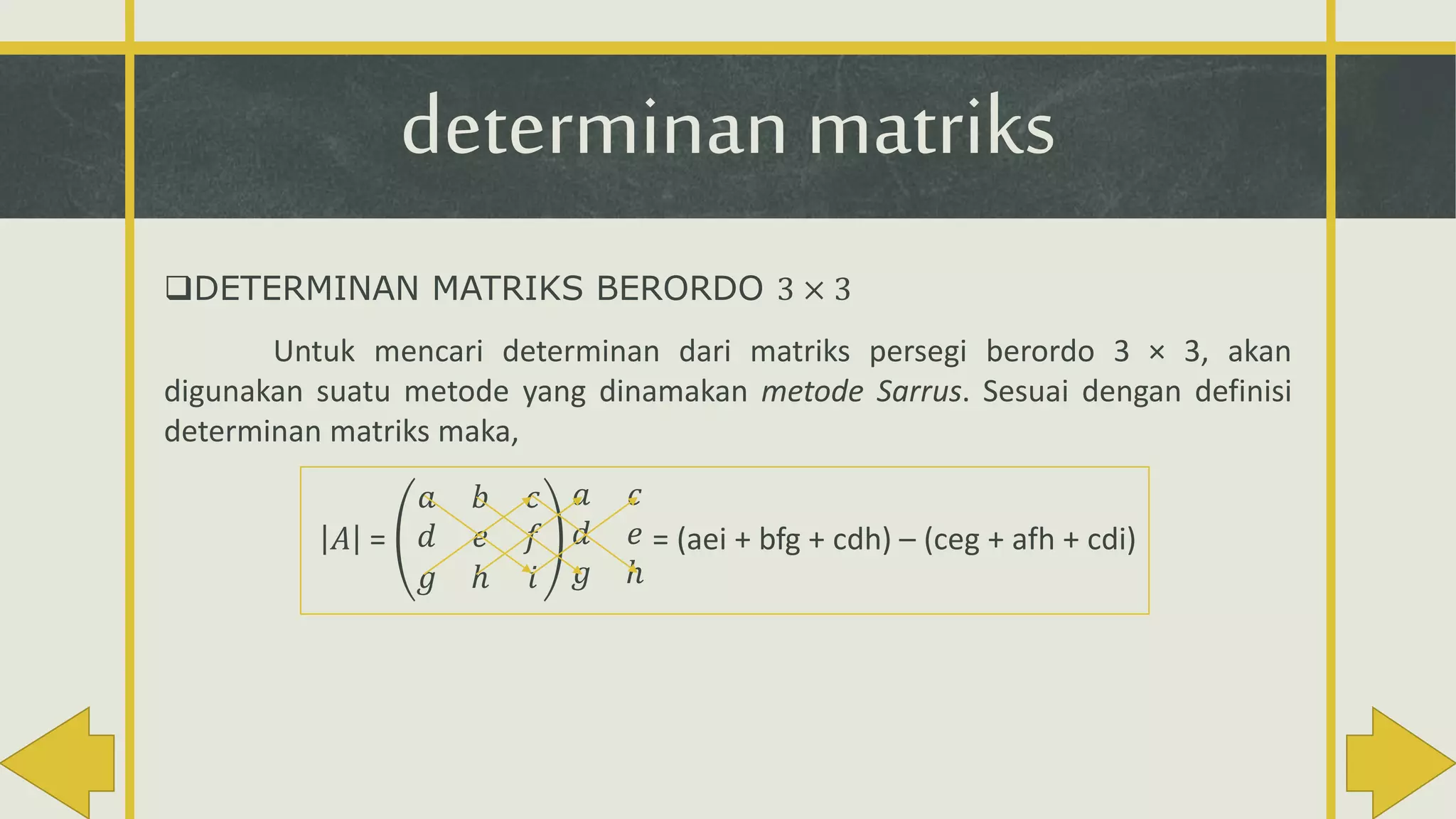 Materi Matriks | PPTX