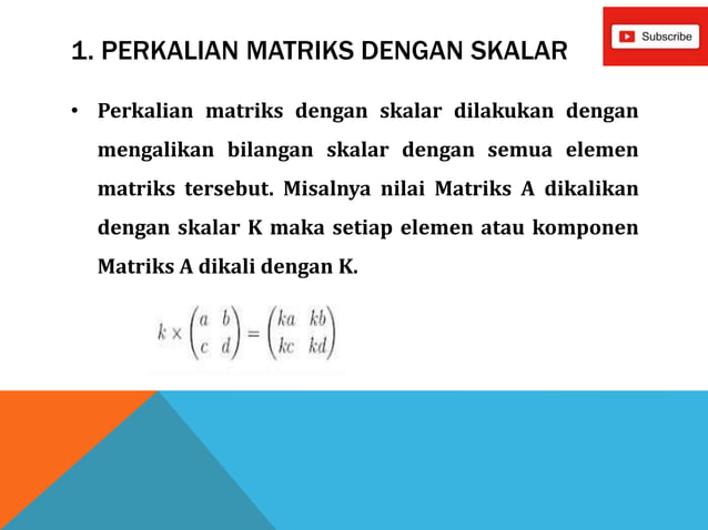 Materi matriks 3 | PPT