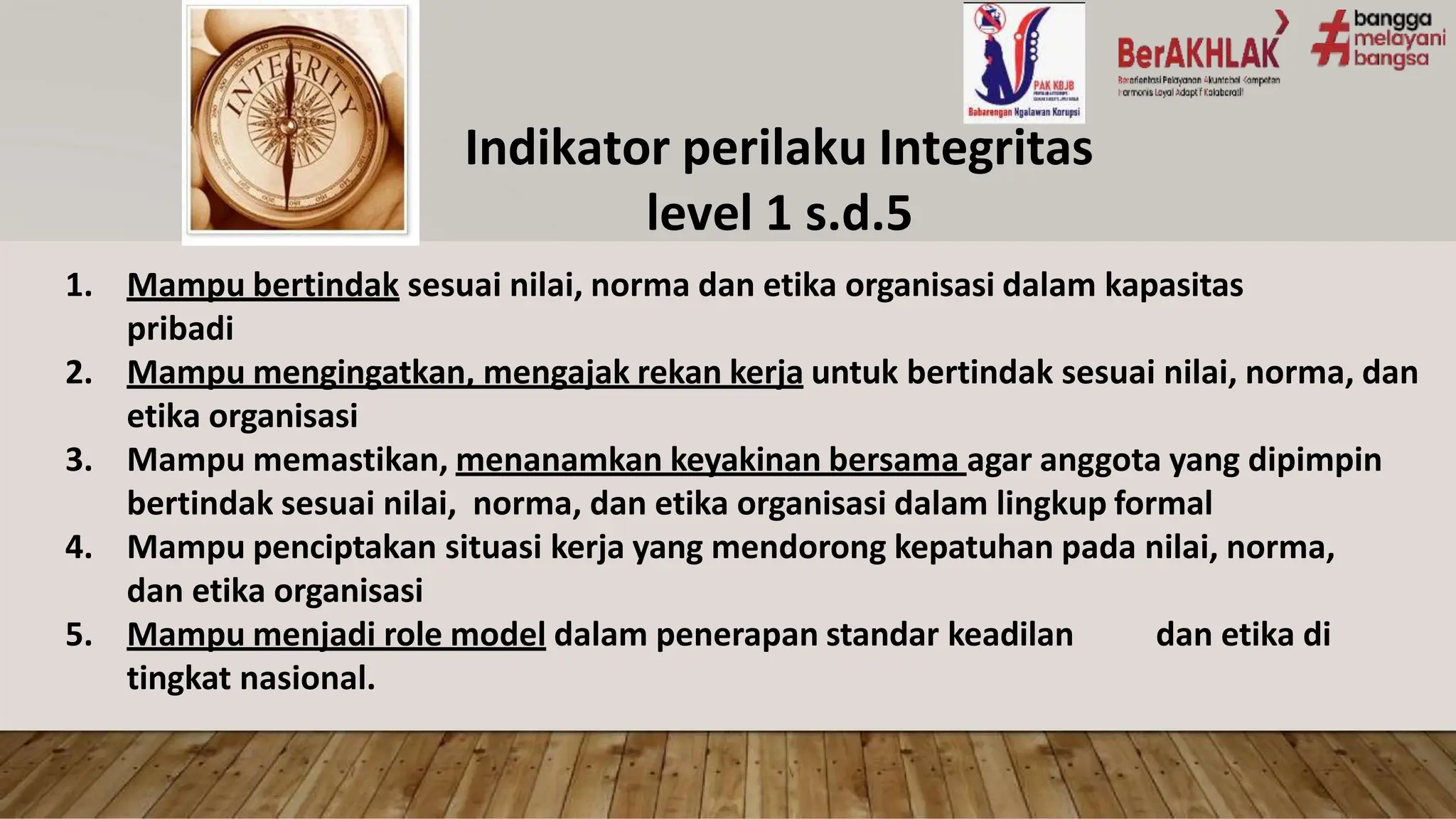 Materi Membangun Budaya Ber-Integritas Antikorupsi bagi ASN .pptx