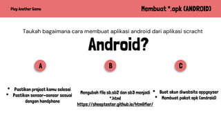 Materi membuat apk Scratch | PPT