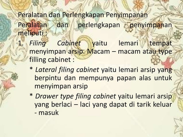 Materi Mengelola sistem kearsipan dan filing sistem | PPT Materi Mengelola sistem kearsipan dan filing sistem | PPT