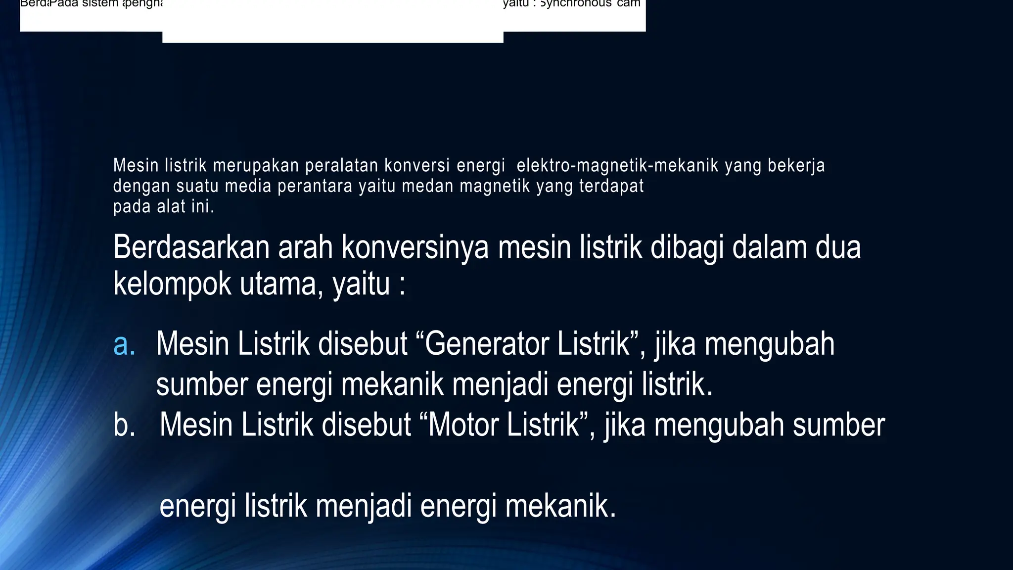 Materi pembelajaran mengenai Mesin Listrik 1.ppt.pptx