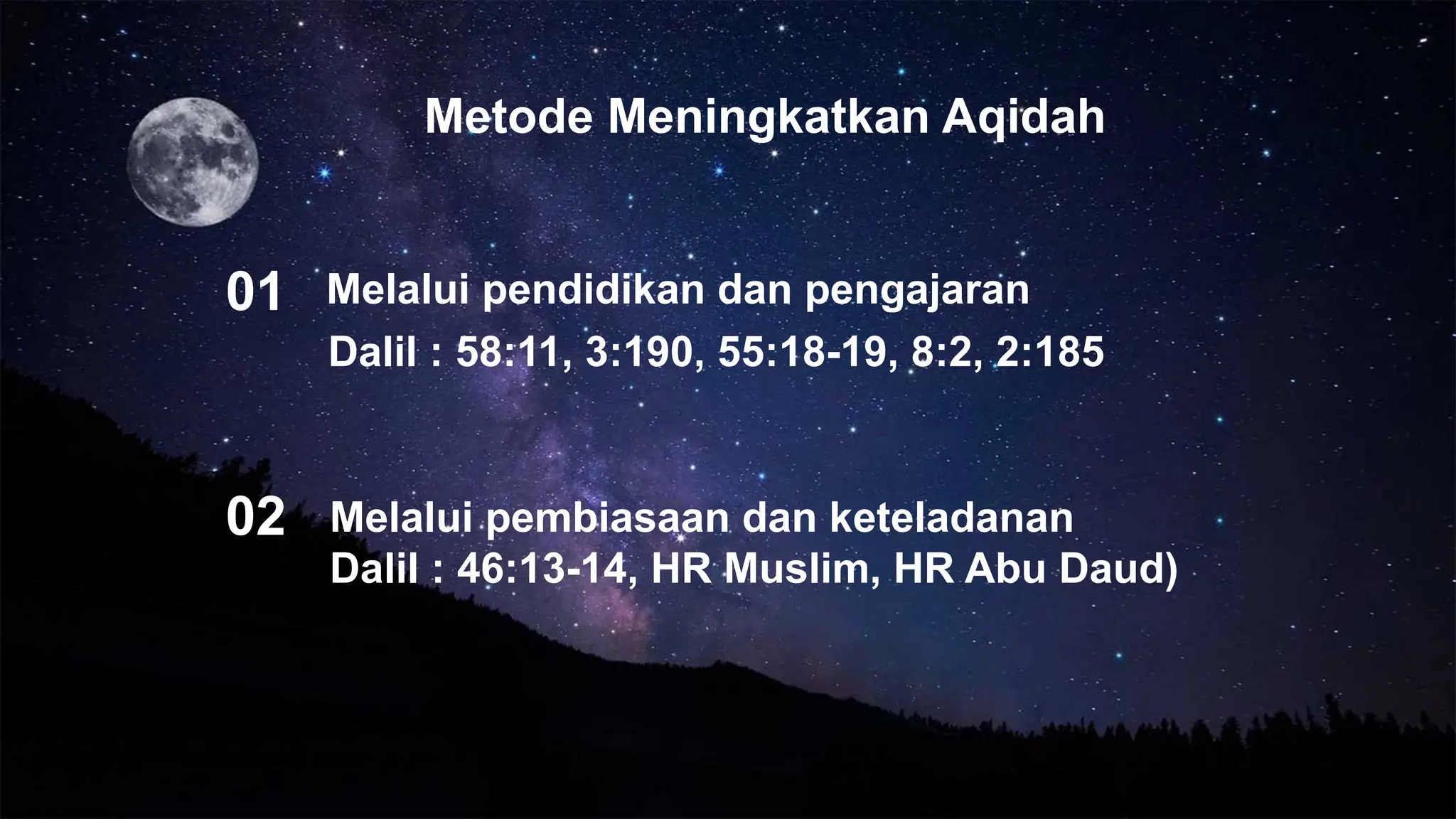 Materi Metode Meningkatkan Aqidah dan Prinsip-Prinsip Aqidah Zain Bil ...