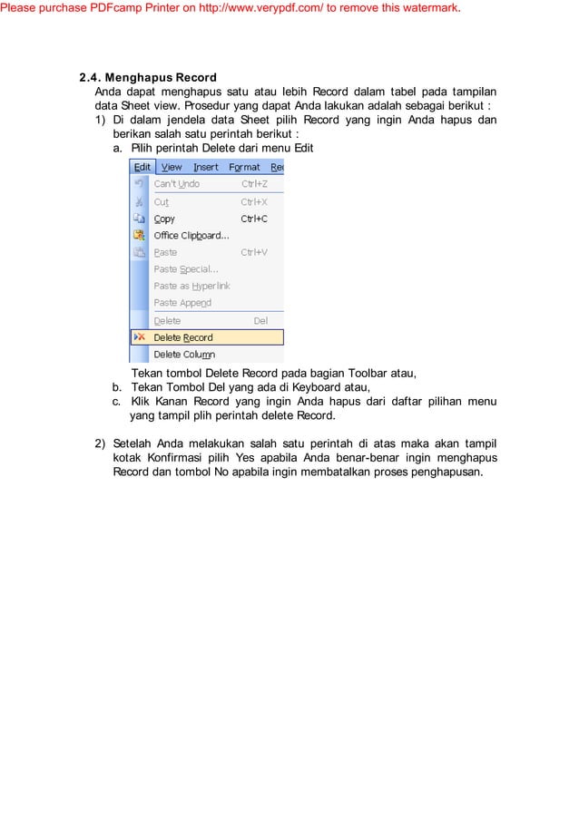 Materi microsoft accest kelas 11 | PDF