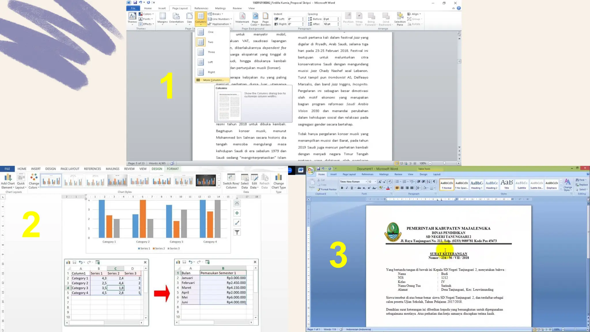 Materi Pengenalan Dasar Microsoft Word Dasar | PPTX