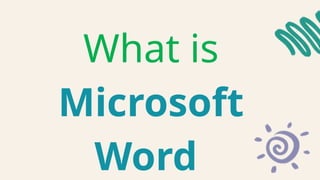 Materi Pengenalan Dasar Microsoft Word Dasar | PPTX