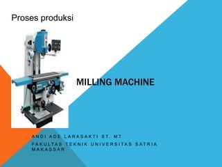 Materi milling machine | PPTX