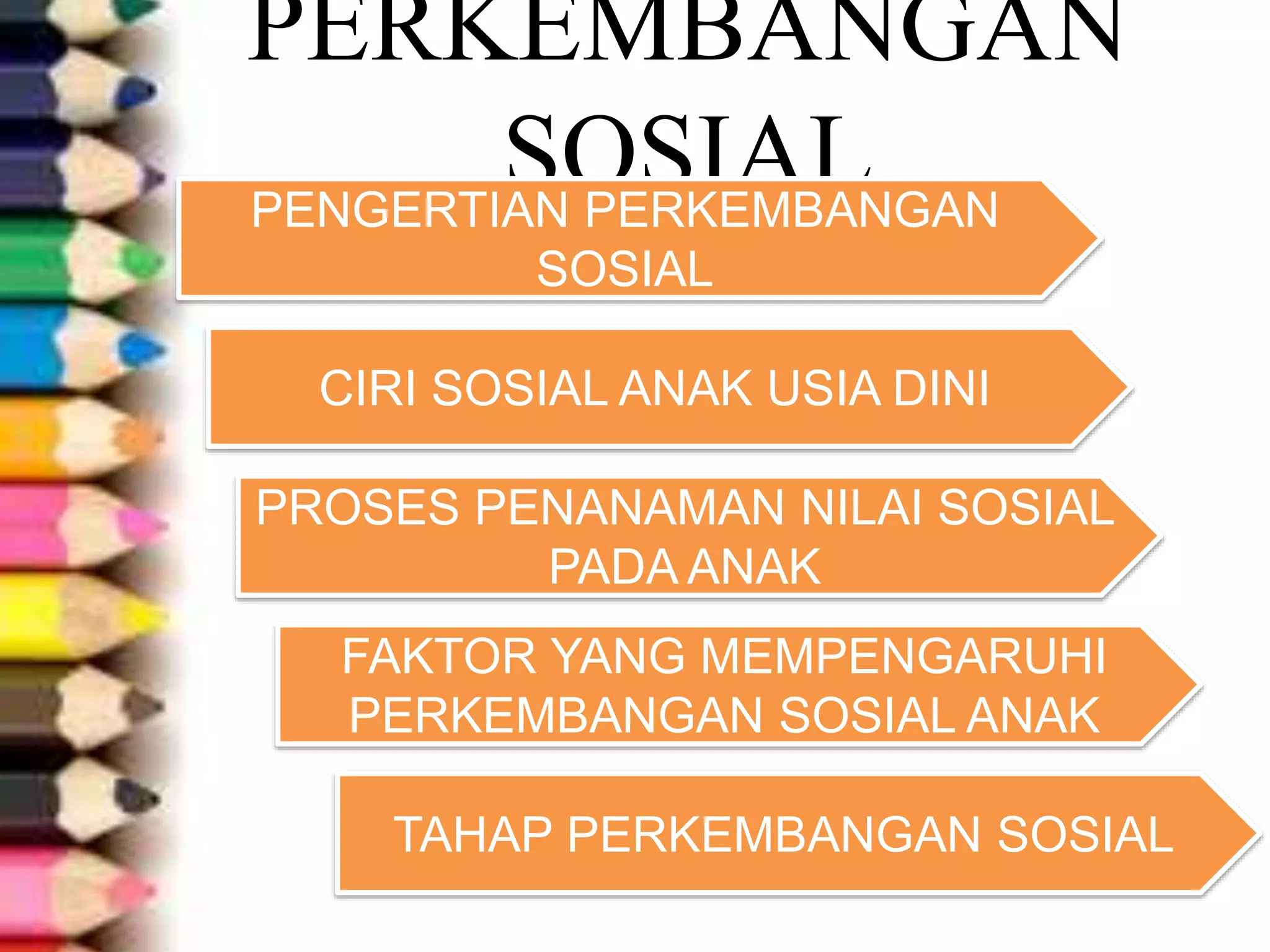 Materi model pengembangan sosial emosional anak usia dini | PPTX