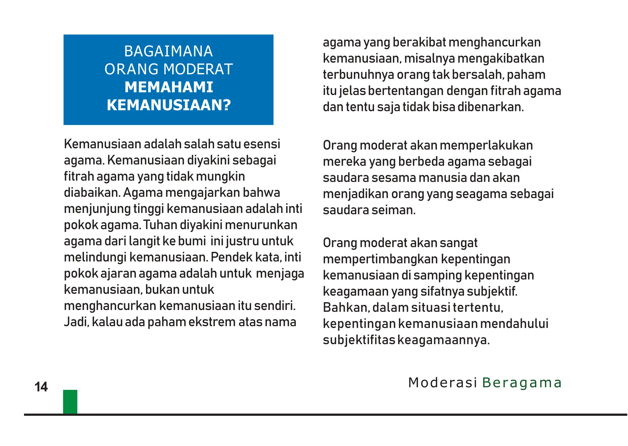 materi moderasi beragama untuk semua golongan | PPTX