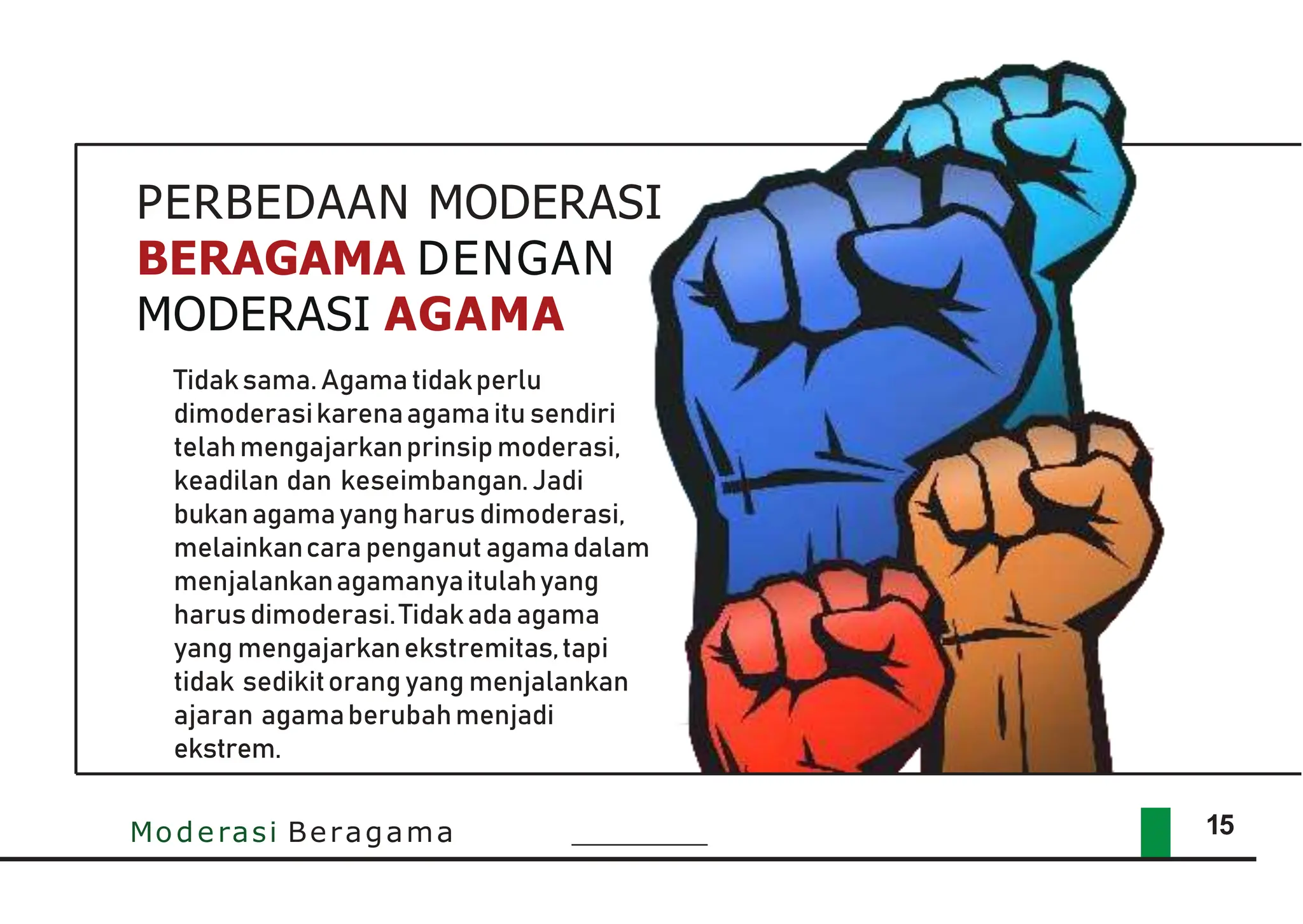 materi moderasi beragama untuk semua golongan | PPTX
