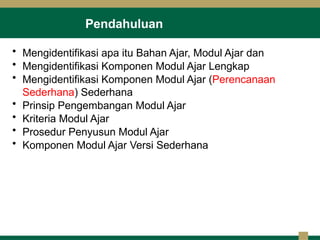 MATERI MODUL AJAR kurikulum merdeka sesuai permen | PPTX