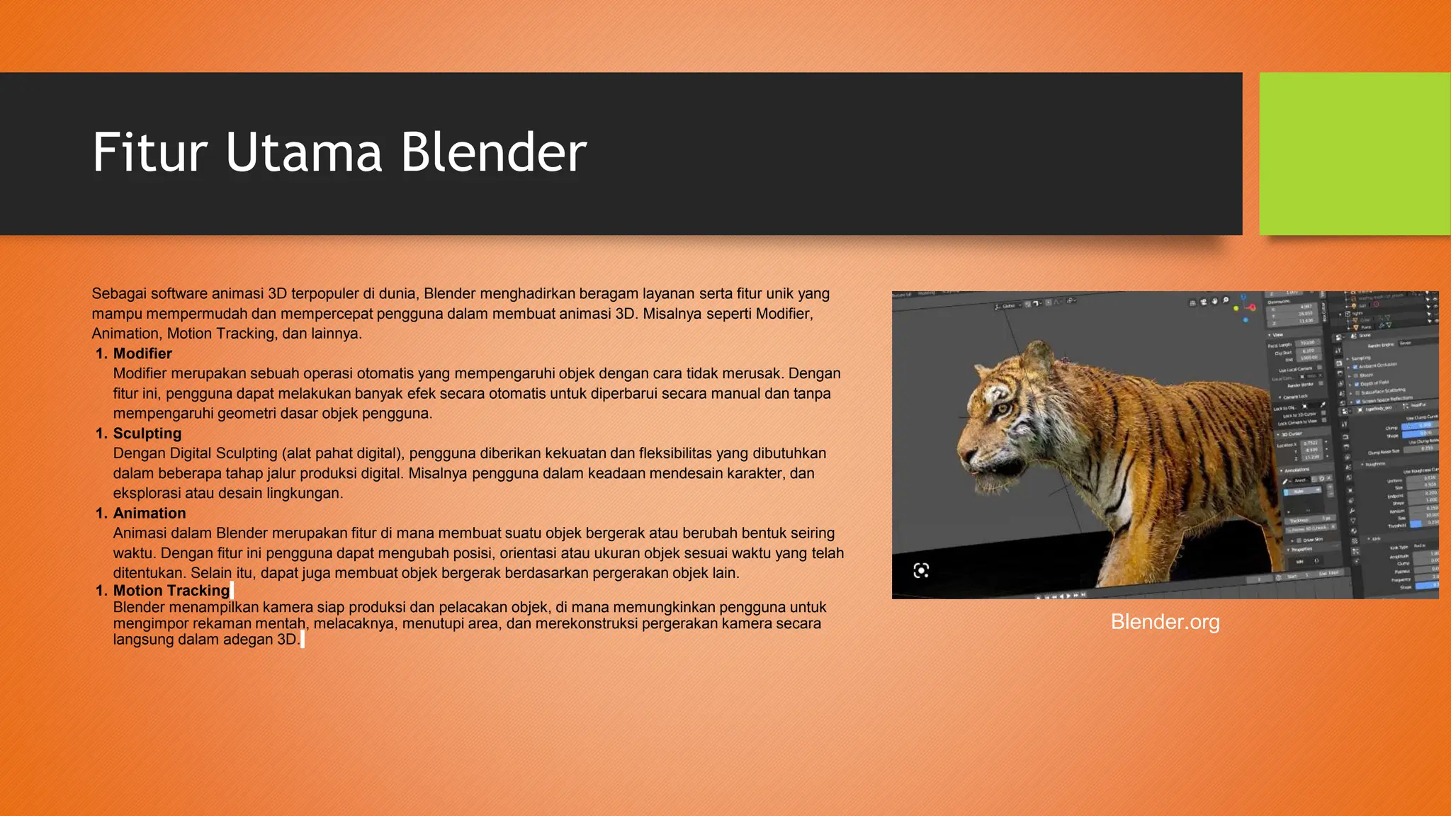 Materi ajar modul aplikasi blender 2d dan 3D | PPTX