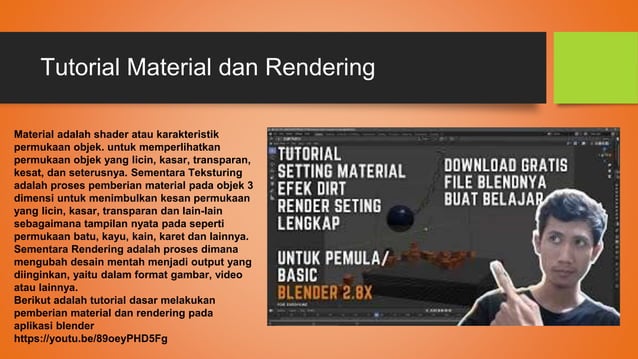 Materi ajar modul aplikasi blender 2d dan 3D | PPTX