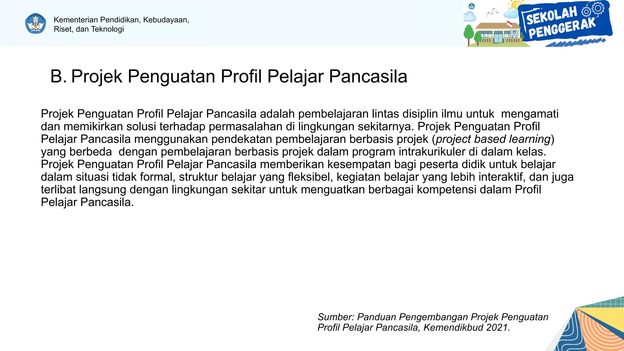 Materi Modul Projek Penguatan Profil Pelajar Pancasila Pangandaran | PPTX