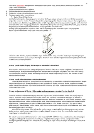 Materi motor listrik dc 1 | DOCX