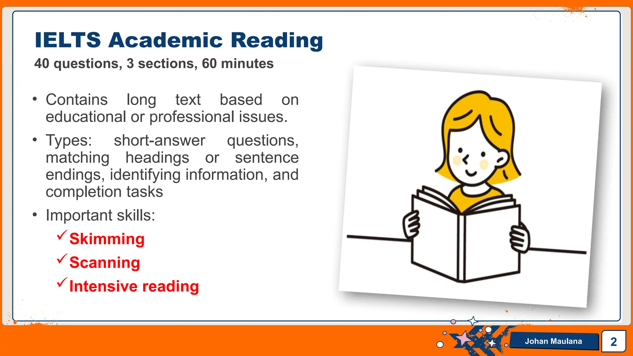 IELTS Academic Reading Section-Basic Skills | PPTX