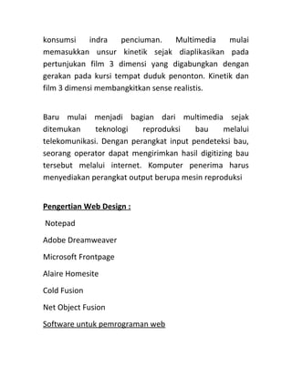 Materi multimedia 1 | PDF