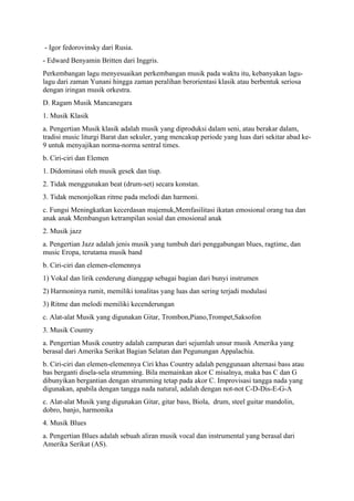 Materi Musik Mancanegara Kelas XI SMA.docx