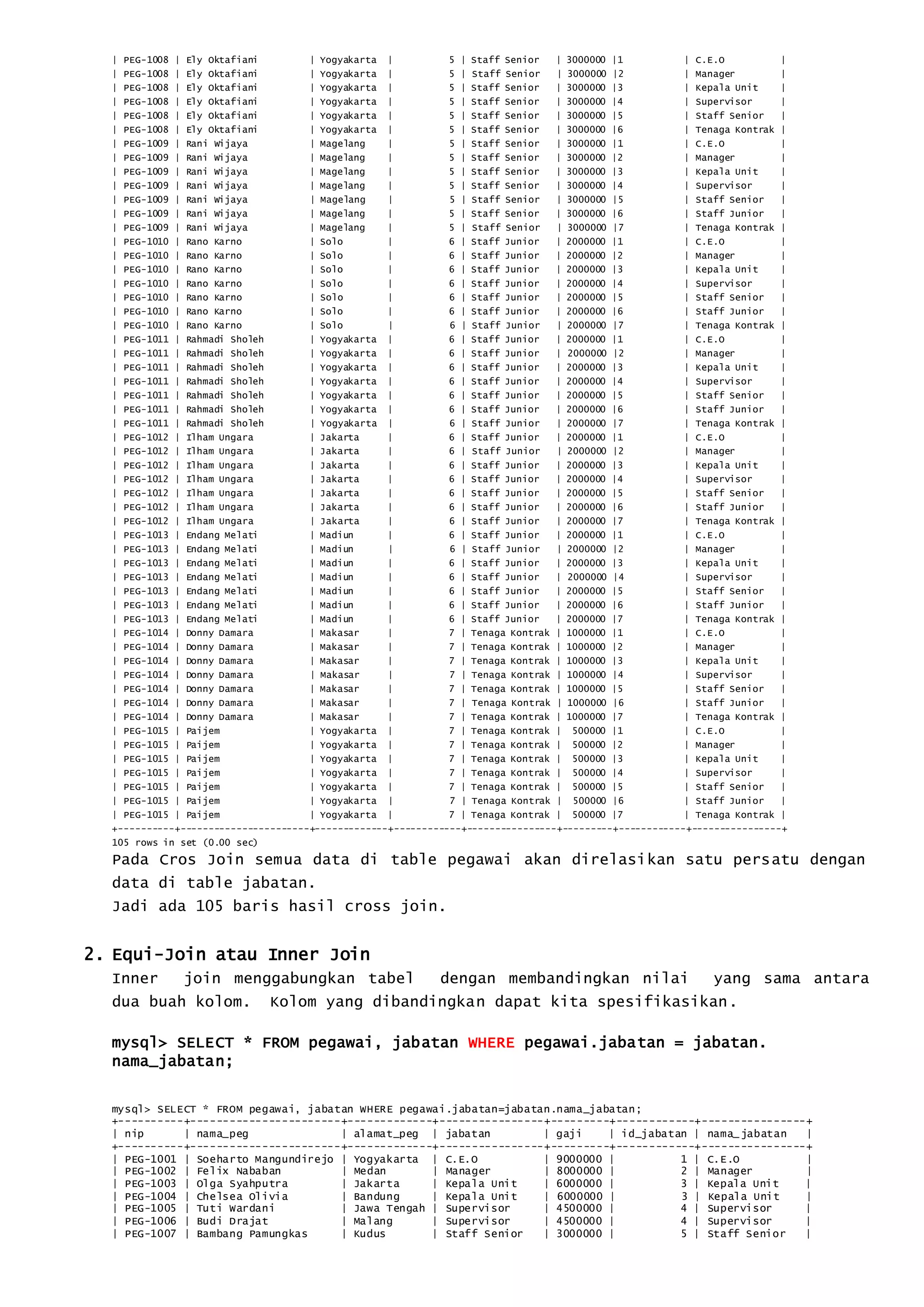 Materi my sql part 3 | DOCX