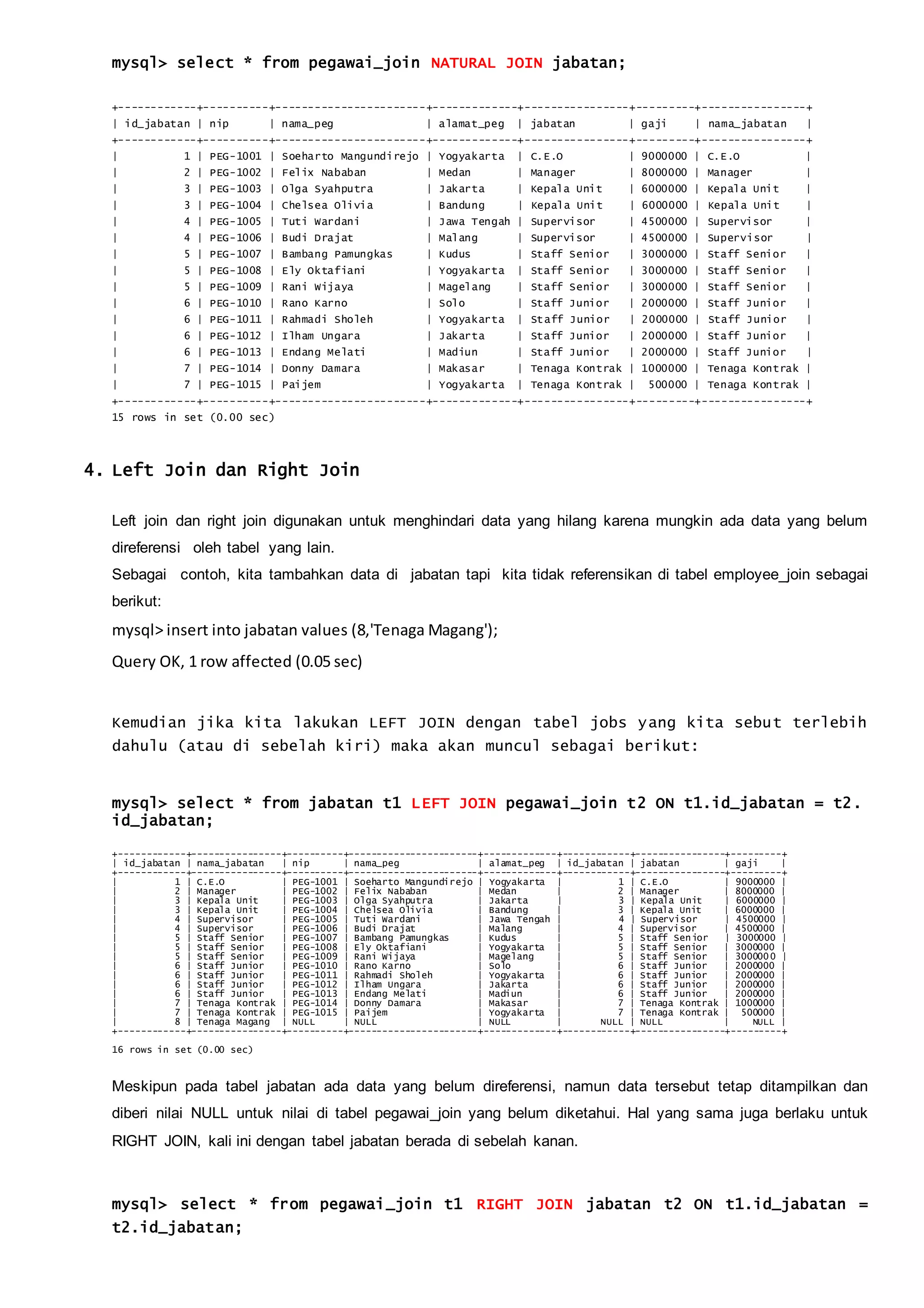 Materi my sql part 3 | DOCX