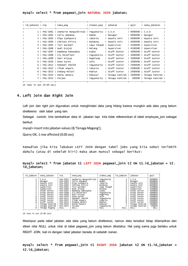 Materi my sql part 3 | DOCX