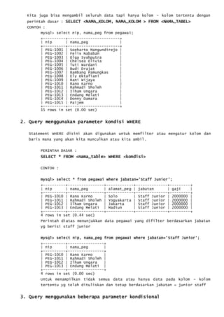 Materi my sql part 3 | DOCX