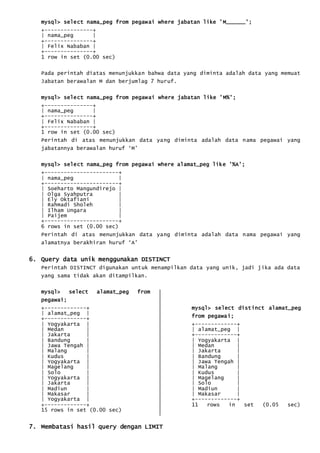 Materi my sql part 3 | DOCX