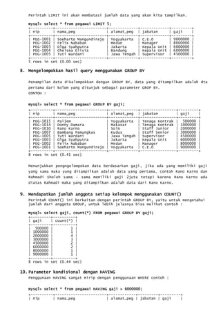 Materi my sql part 3 | DOCX