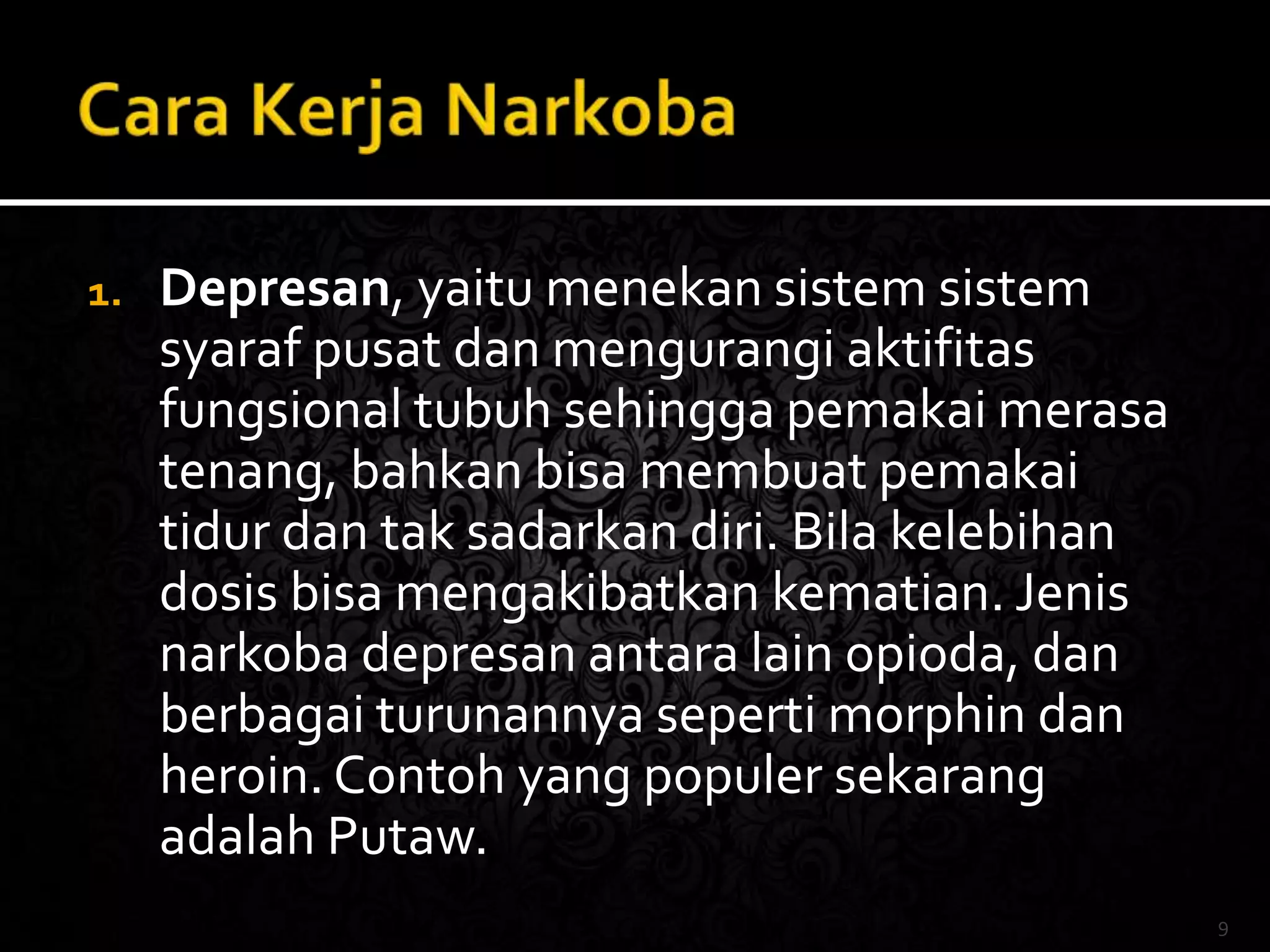 Materi narkoba | PPTX