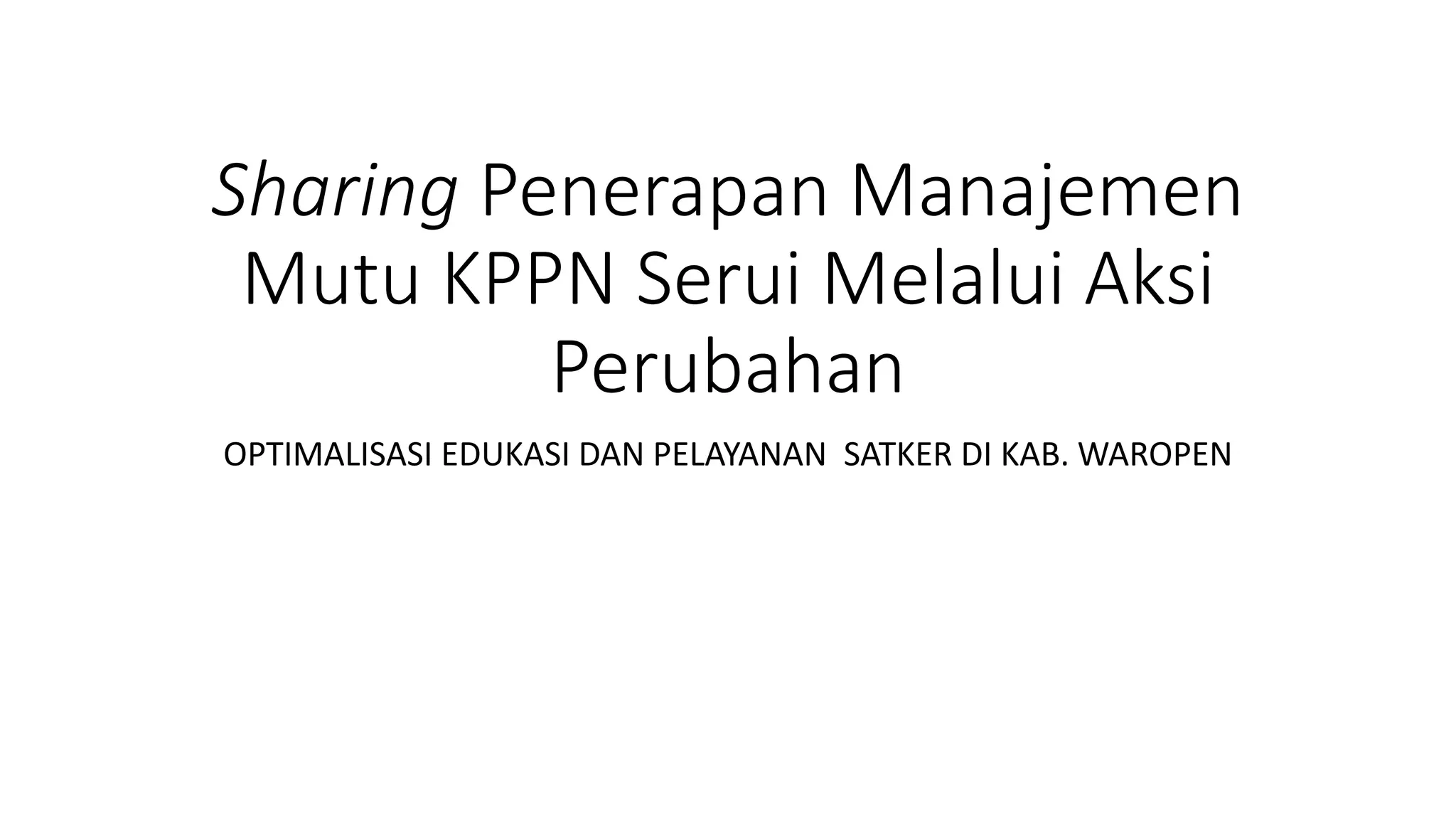 Materi narsum kcoc noegroho | PPT