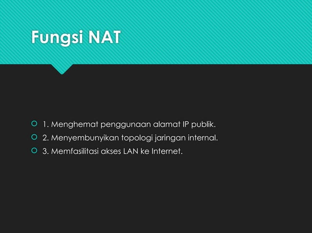Materi NAT pada mikrotik kelas xii tkj 2024/2025 | PPT